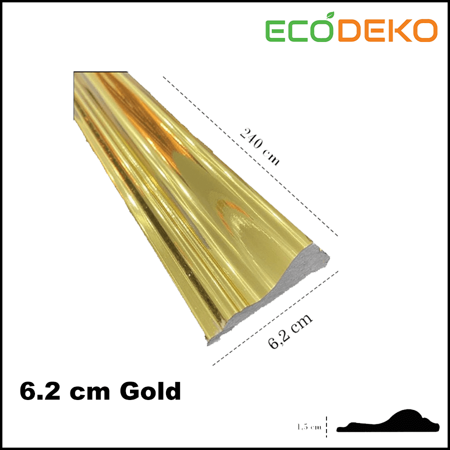 Wall Profile Gold 6.2cm – EcoDeko