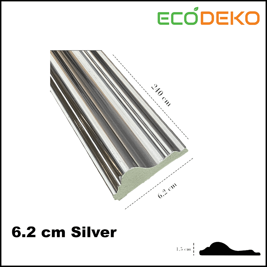Wall Profile Silver 6.2cm – EcoDeko